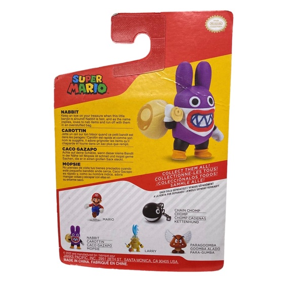 Nintendo | Toys | Nabbit With Base Jakks Super Mario Nintendo 25 ...